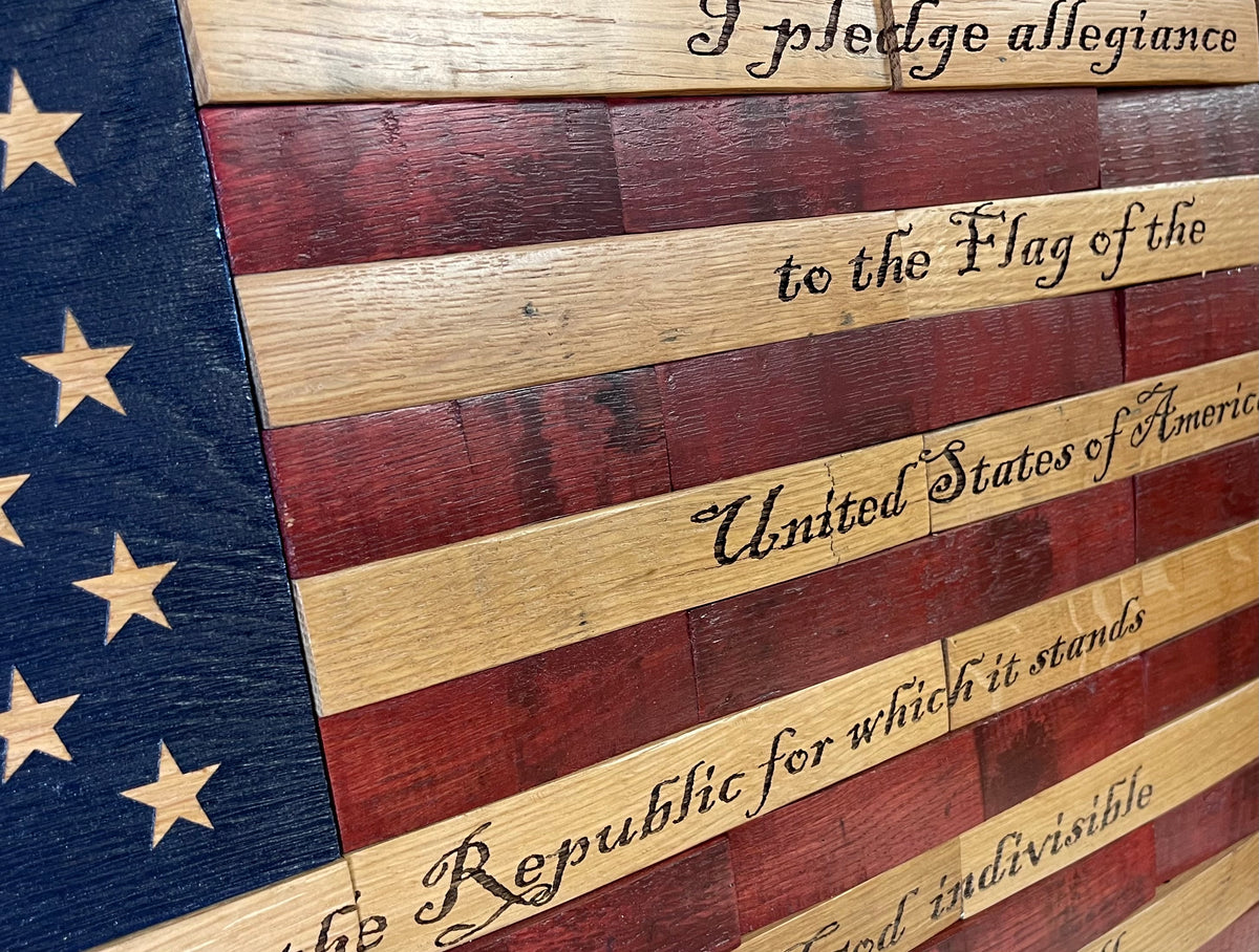 The Captain | 18" x 36" | Cruise Customs - Bourbon Barrel Flags ...